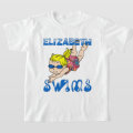 Elizabeth Swims T-Shirt | Zazzle
