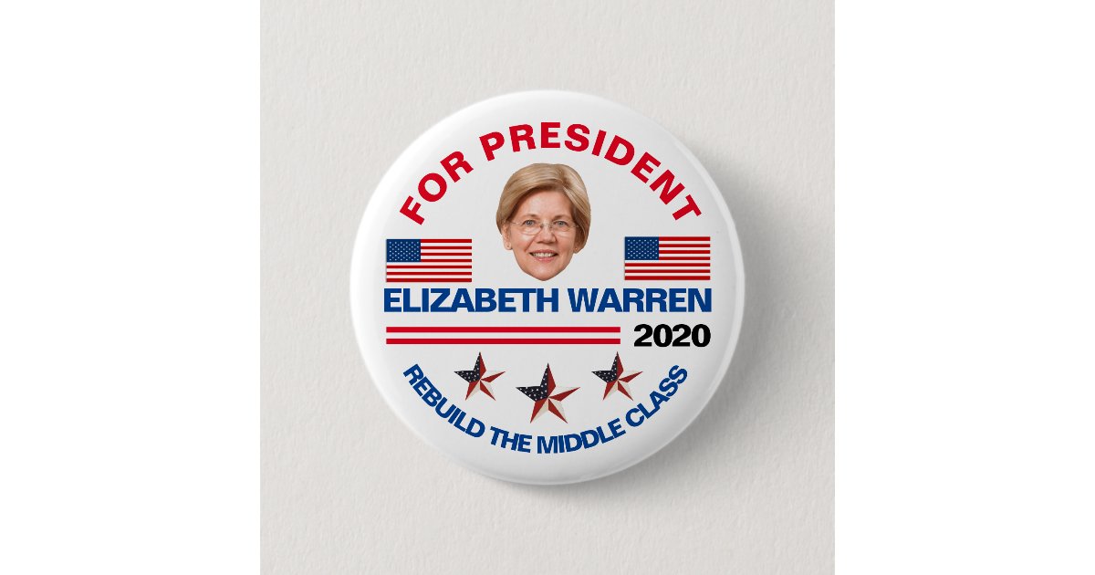 Elizabeth Warren 2020 Button | Zazzle