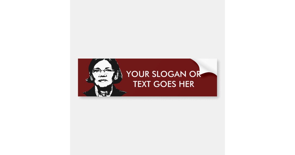 Elizabeth Warren - Bumper Sticker | Zazzle