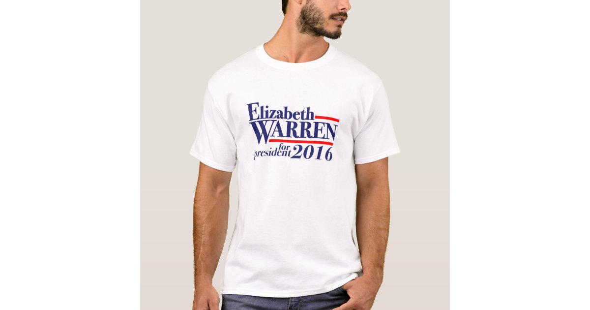 Elizabeth Warren for President 2016 Shirt | Zazzle