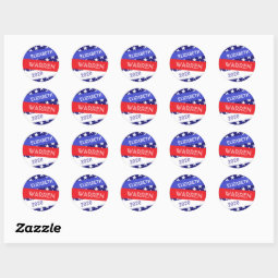Elizabeth Warren for President 2020 Classic Round Sticker | Zazzle