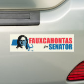 Elizabeth Warren Parody bumper sticker | Zazzle