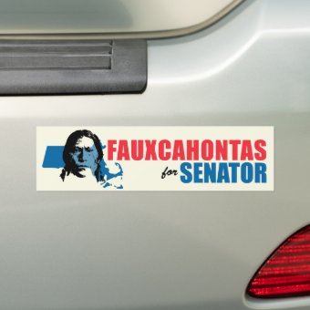 Elizabeth Warren Parody bumper sticker | Zazzle