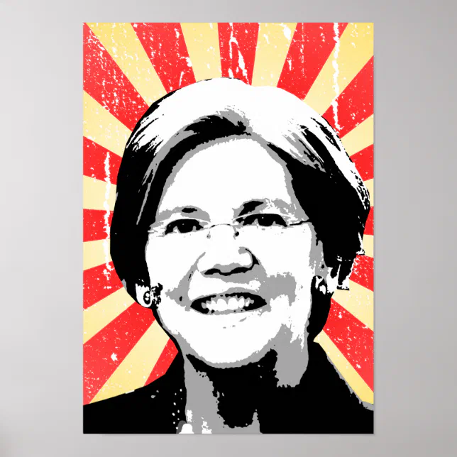 Elizabeth Warren Portrait Poster | Zazzle