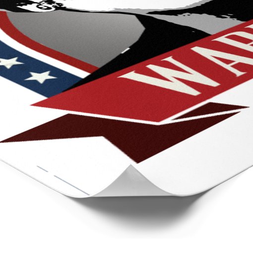 ELIZABETH WARREN TO RUN IN 2016 -.png Poster | Zazzle