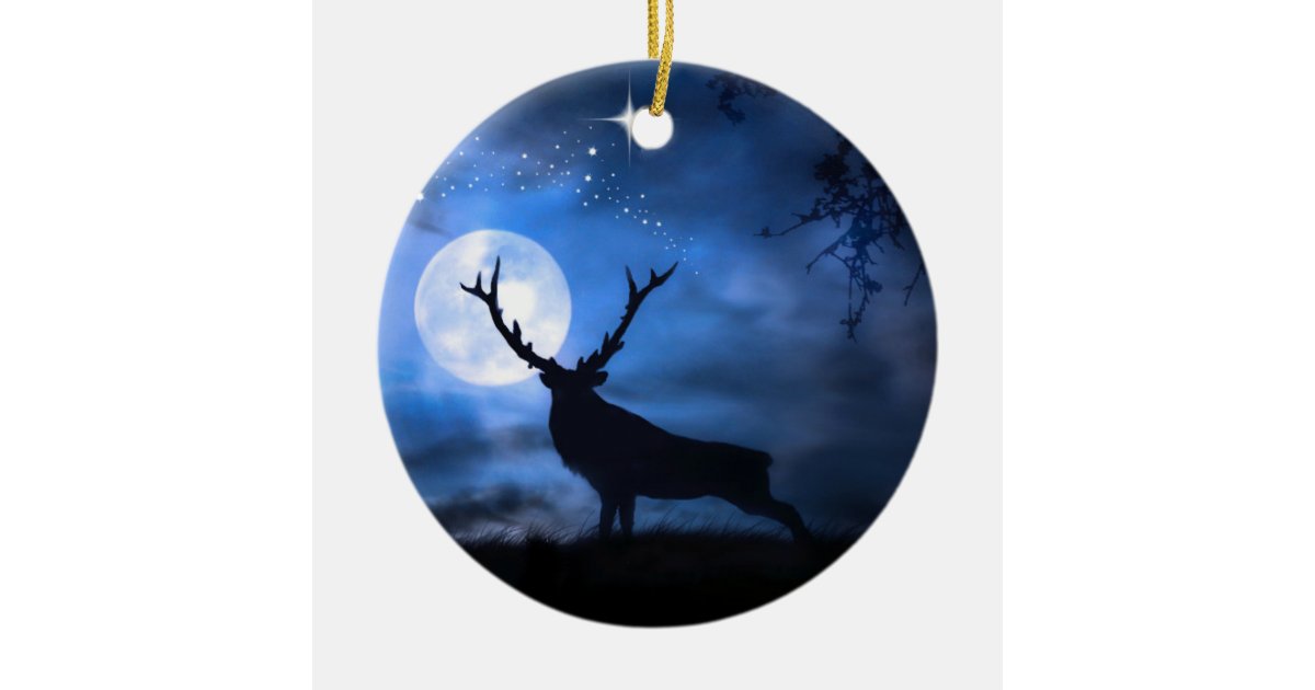 Elk Christmas Ornament | Zazzle