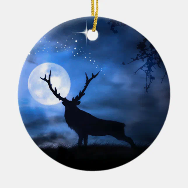 Elk Christmas Ornament | Zazzle