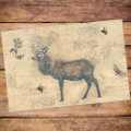 Elk Decoupage Vintage Ephemera Tissue Paper | Zazzle