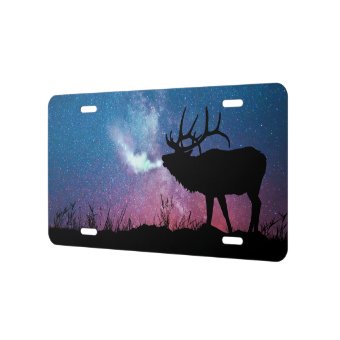 Elk License Plate | Zazzle