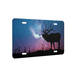 Elk License Plate | Zazzle