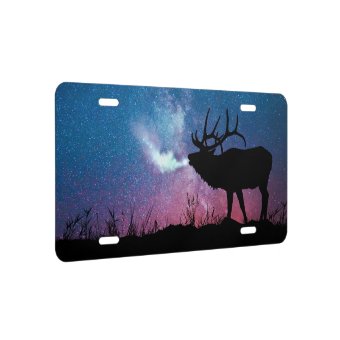 Elk License Plate | Zazzle