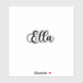 Ella Name - Handwritten Calligraphy Sticker | Zazzle