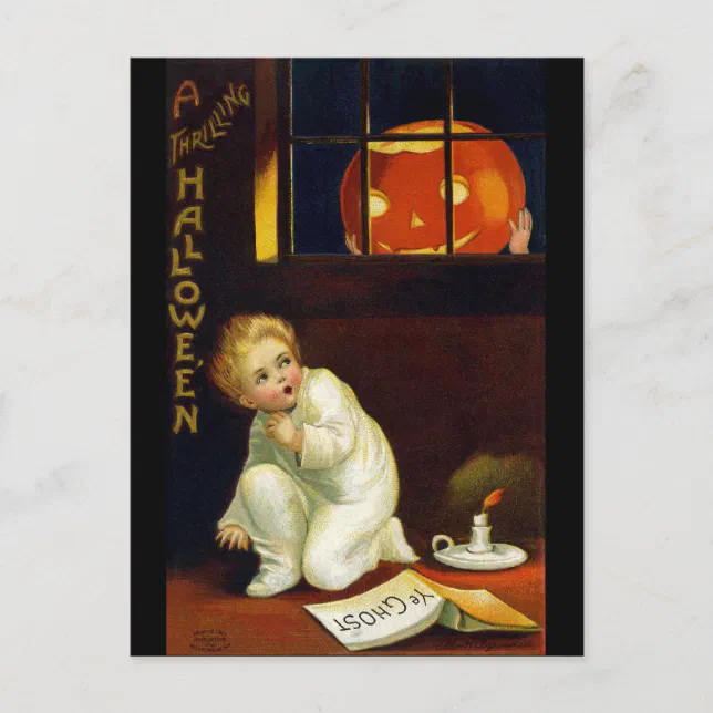 Ellen H. Clapsaddle: A Thrilling Halloween Postcard | Zazzle