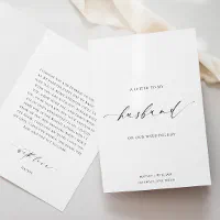Letter for husband on wedding day store