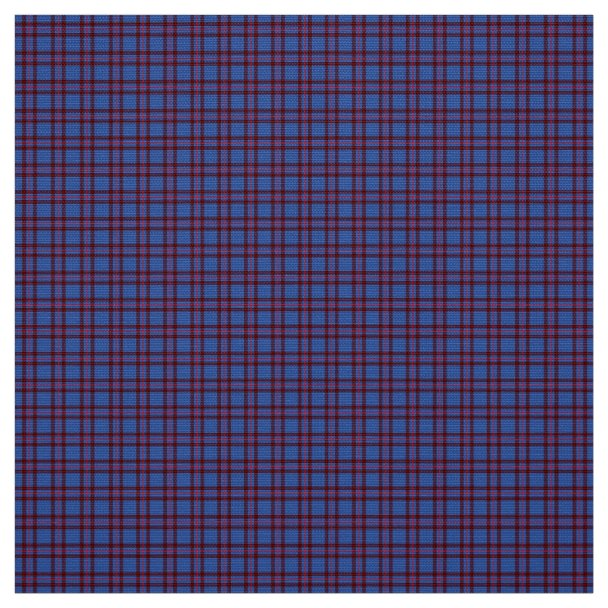 Elliot Tartan Print Fabric | Zazzle