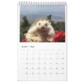elliot the hedgehog calendar | Zazzle