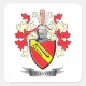 Elliott Family Crest Coat of Arms Square Sticker | Zazzle