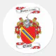 ELLIOTT FAMILY CREST - ELLIOTT COAT OF ARMS CLASSIC ROUND STICKER | Zazzle