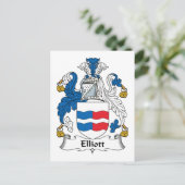 Elliott Family Crest Postcard | Zazzle