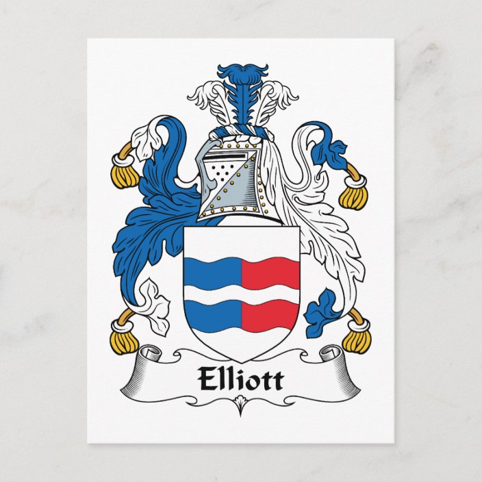 Elliott Family Crest Postcard | Zazzle.com