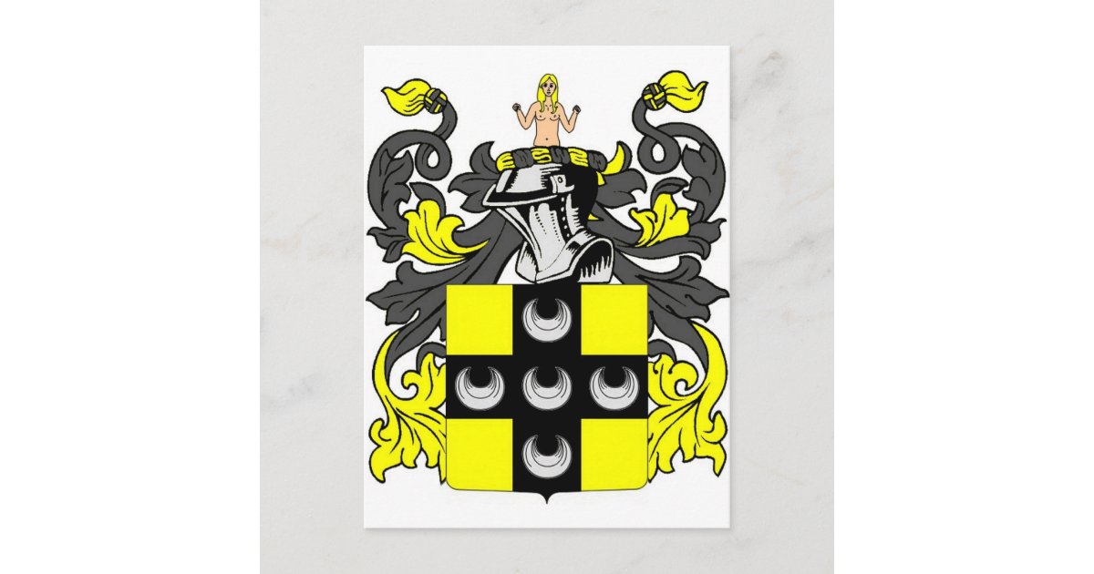 Ellis Coat of Arms Postcard | Zazzle