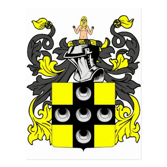 Ellis Coat of Arms Postcard | Zazzle.com