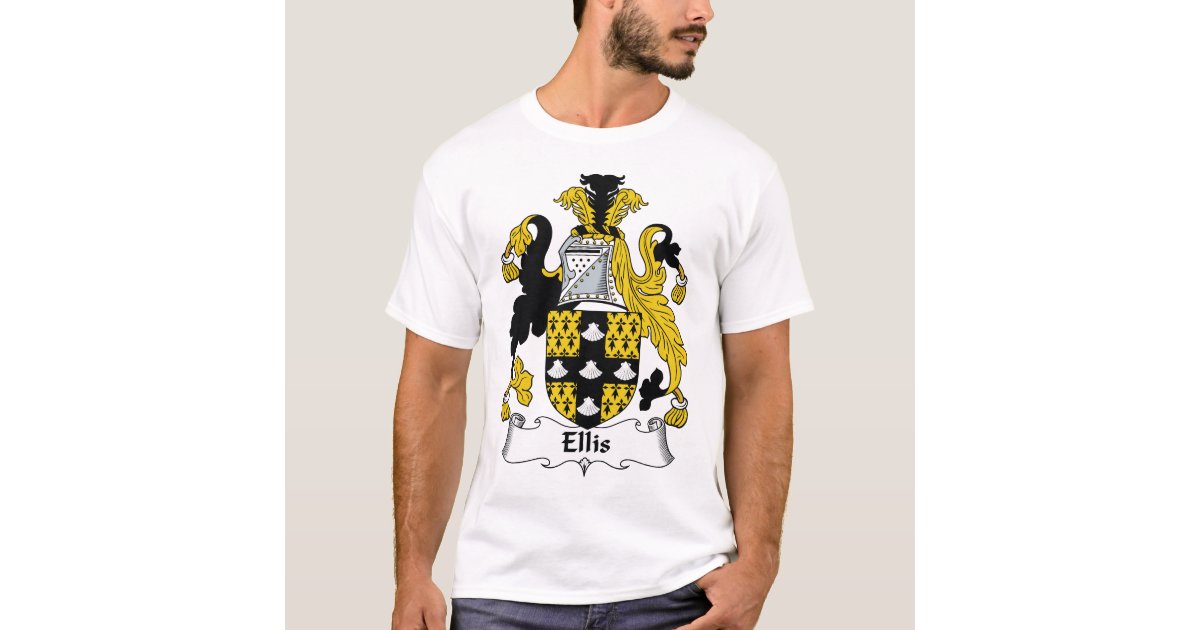 Ellis Family Crest T-Shirt | Zazzle