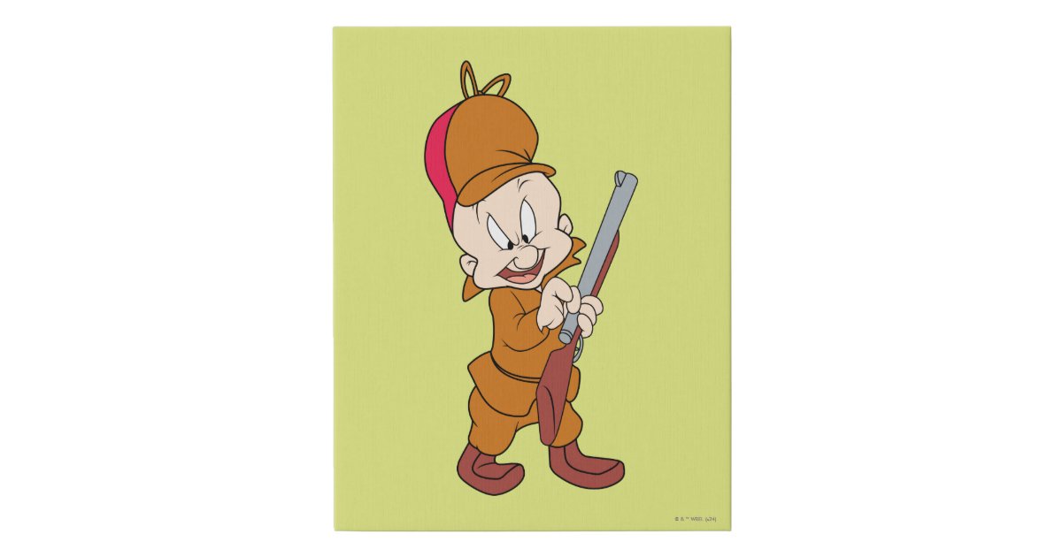 ELMER FUDD™ Ready to Hunt Faux Canvas Print | Zazzle
