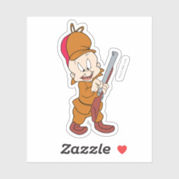 ELMER FUDD™ Ready to Hunt Sticker | Zazzle