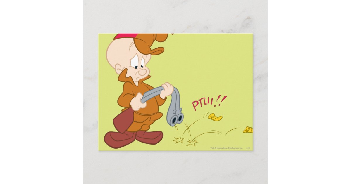 ELMER FUDD™'s Gun Failure Postcard | Zazzle