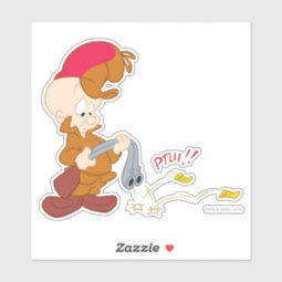 ELMER FUDD™'s Gun Failure Sticker | Zazzle