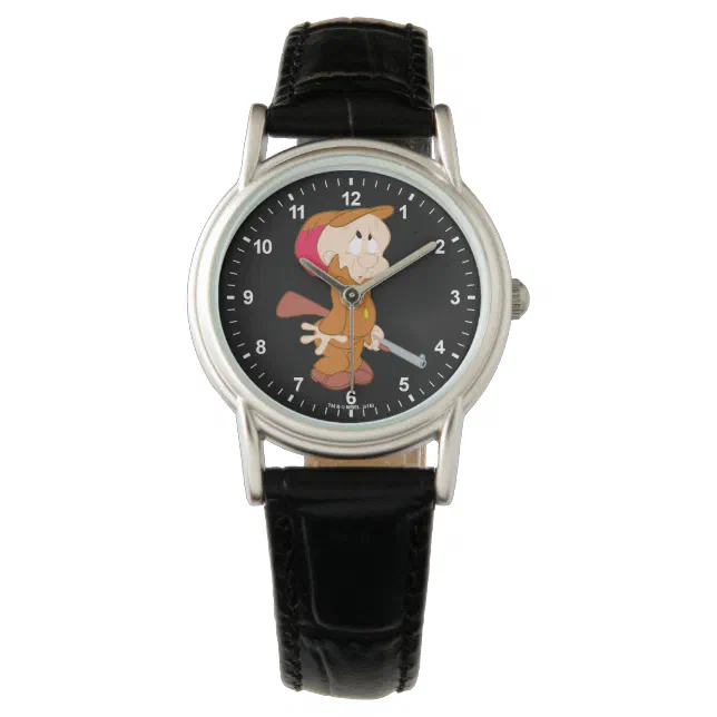 ELMER FUDD™ | Scared Pose Watch | Zazzle