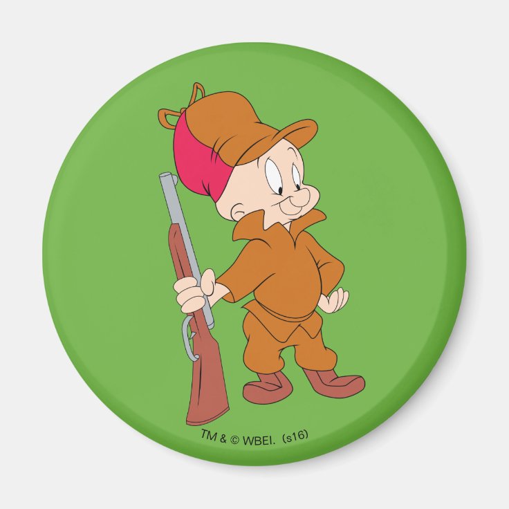 ELMER FUDD™ | With Gun Magnet | Zazzle