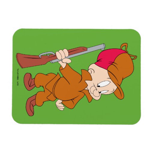ELMER FUDD™ | With Gun Magnet | Zazzle