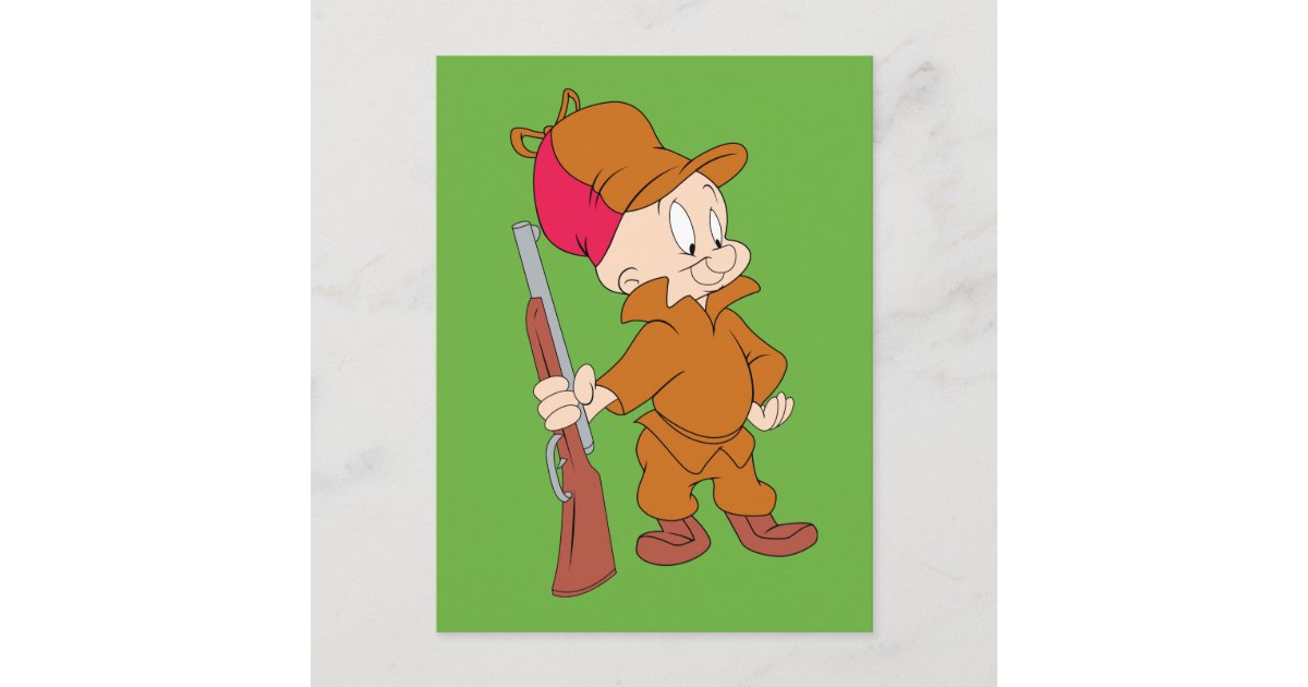 ELMER FUDD™ | With Gun Postcard | Zazzle