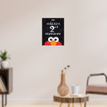 Elmo | 2nd Birthday Welcome Poster | Zazzle