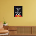 Elmo | 2nd Birthday Welcome Poster | Zazzle