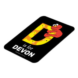 Elmo Alphabet | D Duck Magnet | Zazzle