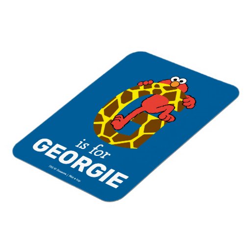 Elmo Alphabet | G Giraffe Magnet | Zazzle