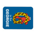Elmo Alphabet | G Giraffe Magnet | Zazzle