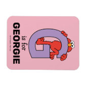 Elmo Alphabet | G Purple Magnet | Zazzle