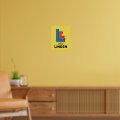 Elmo Alphabet | L Blue Poster | Zazzle