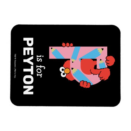 Elmo Alphabet | P Pencil Magnet | Zazzle