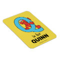 Elmo Alphabet | Q Blue Magnet | Zazzle