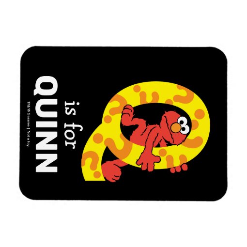 Elmo Alphabet | Q Question Mark Magnet | Zazzle