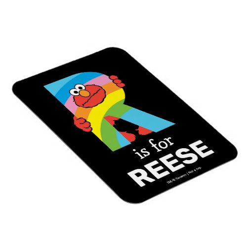 Elmo Alphabet | R Rainbow Magnet | Zazzle