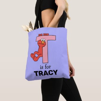 Elmo Alphabet | T Pink Tote Bag | Zazzle