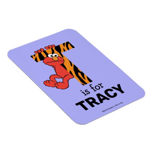 Elmo Alphabet | T Tiger Magnet | Zazzle