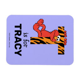 Elmo Alphabet | T Tiger Magnet | Zazzle