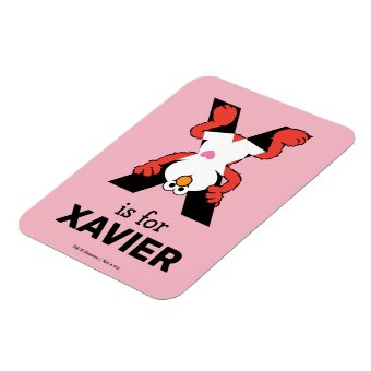 Elmo Alphabet | X Xray Magnet | Zazzle